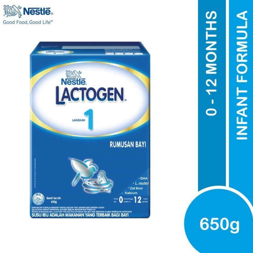 Nestle Lactogen 1 Baby Milk Infant Formula (0-12m) - 650g